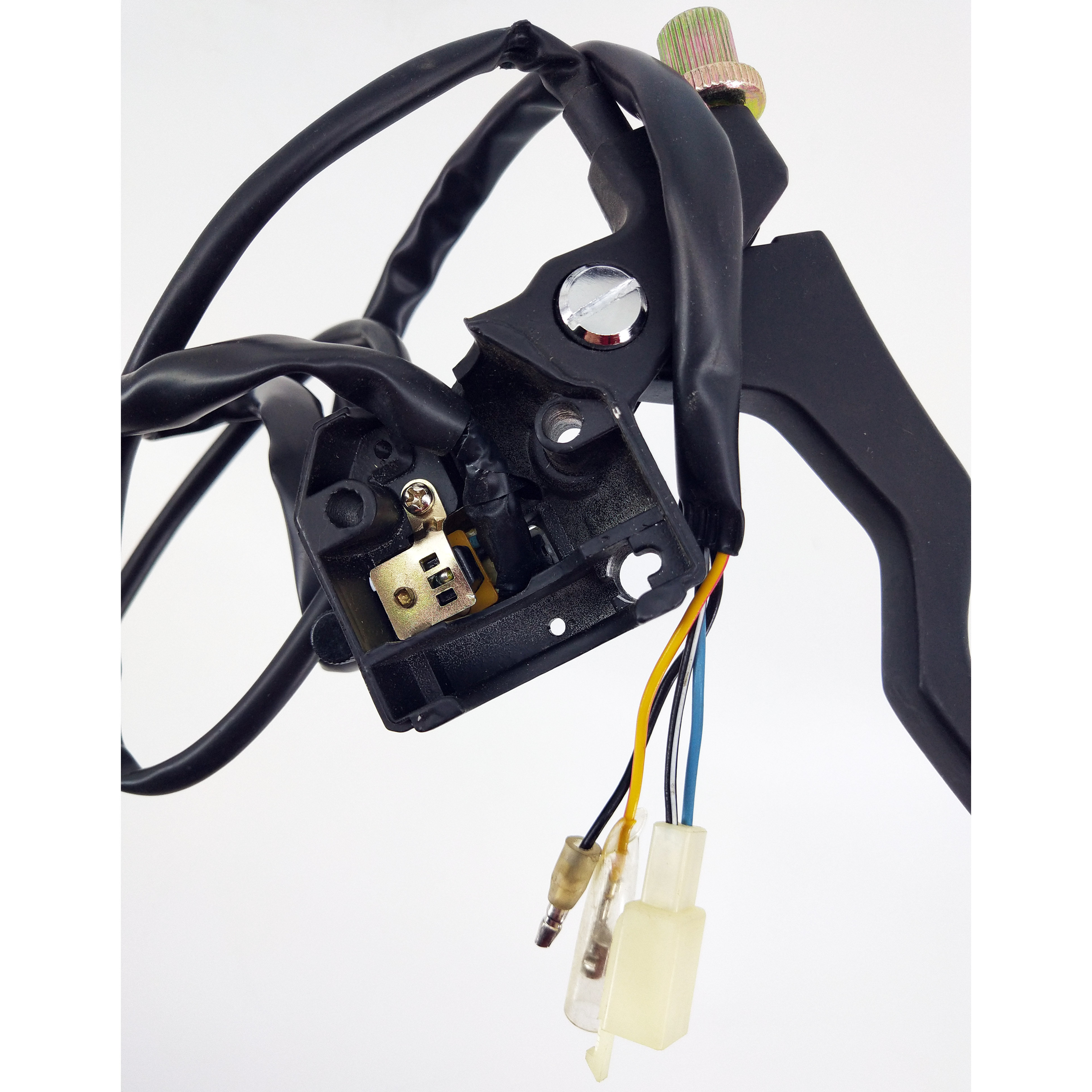 摩托车配件五羊本田WY125-A-C左右手把开关把座总成指示喇叭开关_虎窝淘