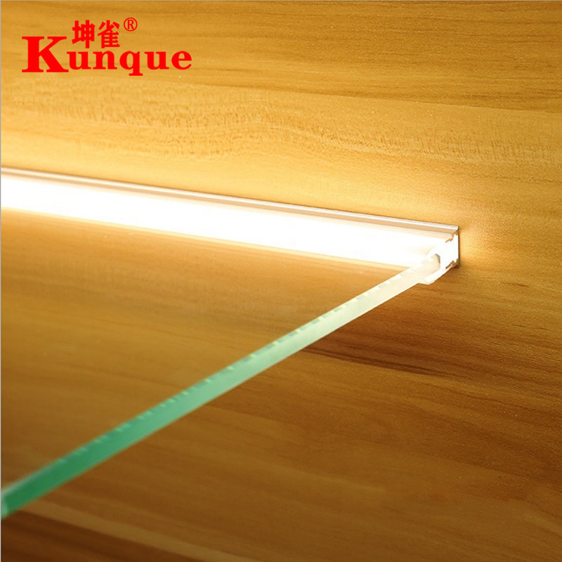 卡玻璃LED硬灯条12v24v8mm10mm酒柜衣柜展柜定制玻璃发光线条灯_虎窝淘