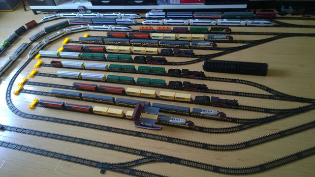 Children's Endeavor large scale scene accessories crossing iron bridge ...