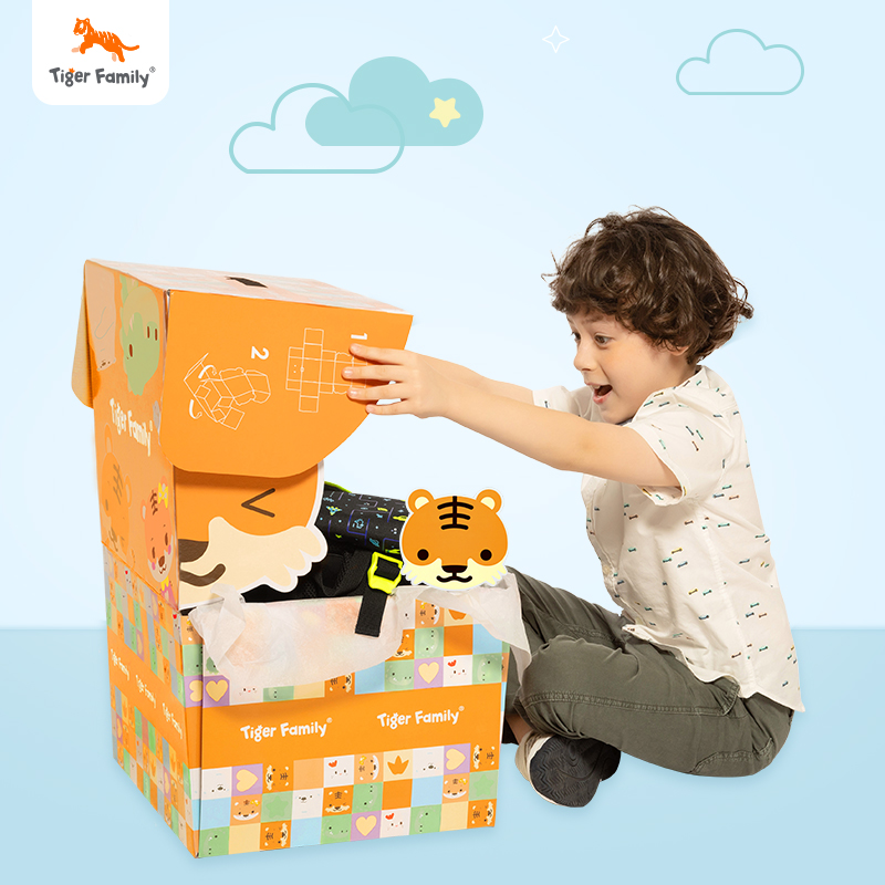 tigerfamily书包礼品盒送礼体面儿童开学礼物可手提_虎窝淘