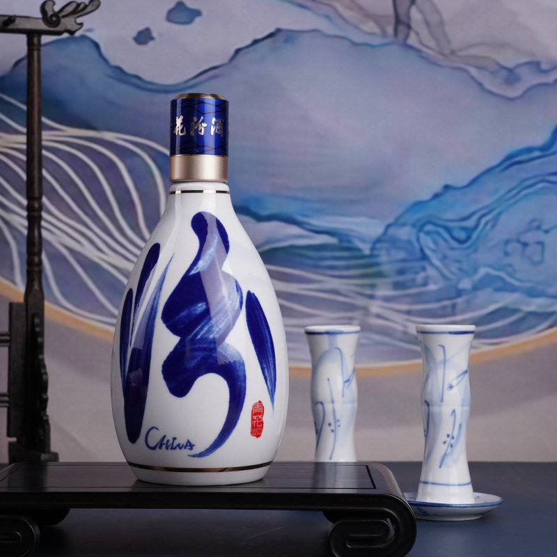 【官方正品】山西杏花村酒 53度青花30汾酒500mL*6瓶整箱装_虎窝淘