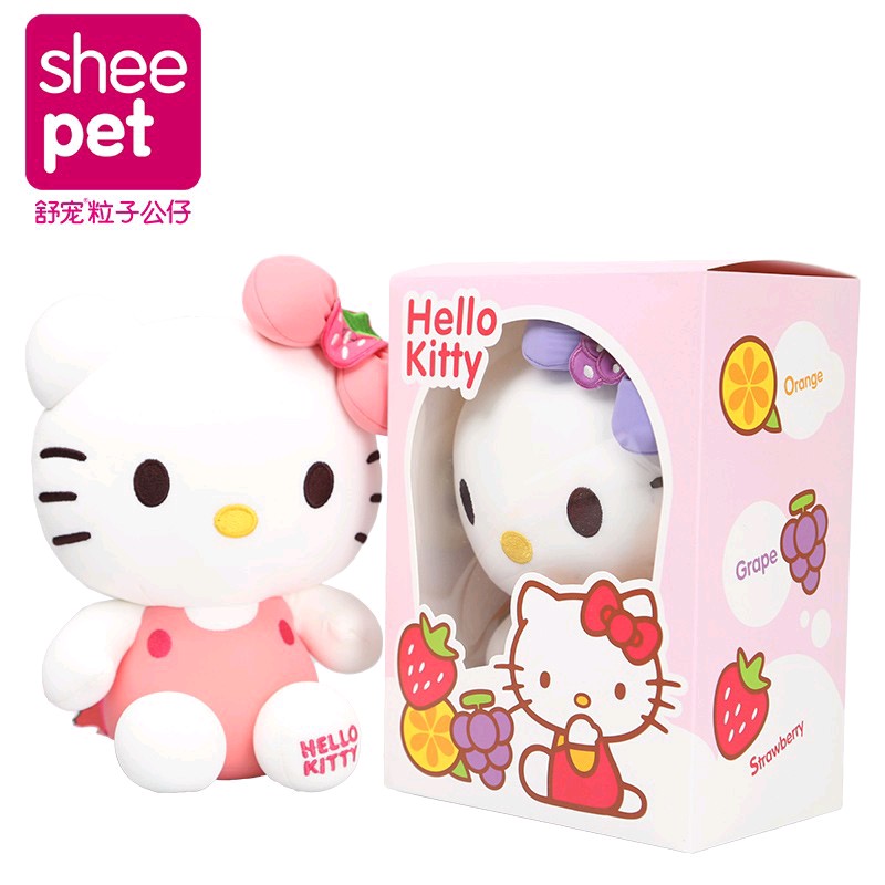 sheepet舒宠hello kitty凯蒂猫粒子公仔kt玩具kt玩偶送情人礼物_虎窝淘