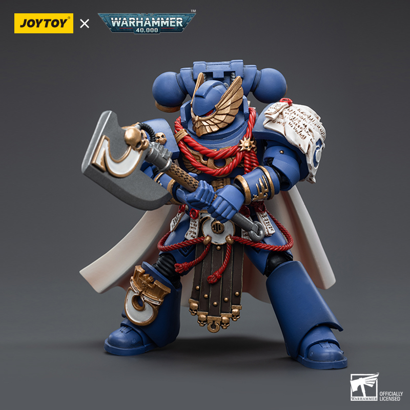 JOYTOY暗源战锤40K极限战士荣耀护卫队四人组可动兵人模玩礼1：18_虎窝淘