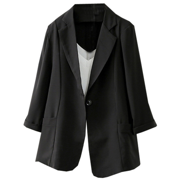 Summer large size 200Jin [Jin equals 0.5 kg] Suit jacket for women ...