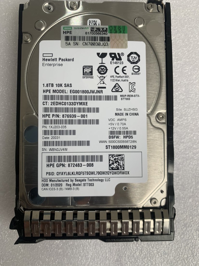 HP 872481-B21 872738-001 1.8T 10K SAS 12G 2.5 Gen9 Gen10硬盘_虎窝淘