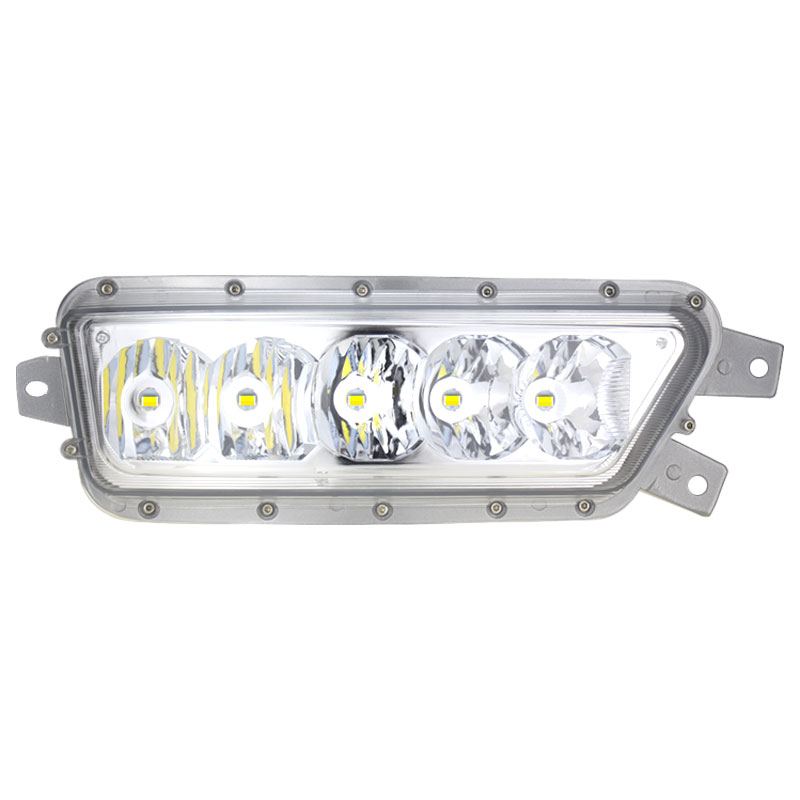 适用解放JH6前雾灯总成LED改装电子雾灯前杠前照灯j6原厂大灯配件_虎窝淘