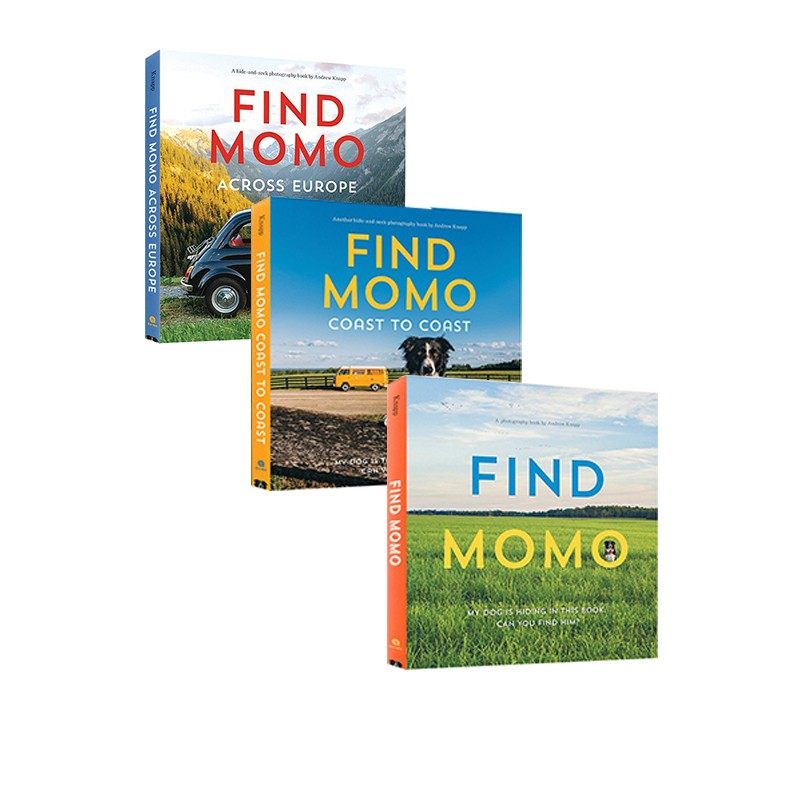 【自营】英文原版 Let'S Find Momo让我们找到莫莫狗狗摄影书儿童互动游戏学习书幼儿科普百科绘本早教 Andrew Knapp_虎窝淘