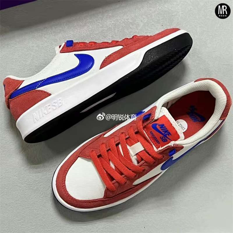 耐克Nike SB Adversary男女同款低帮复古龙虾红滑板鞋CW7456-600_虎窝淘