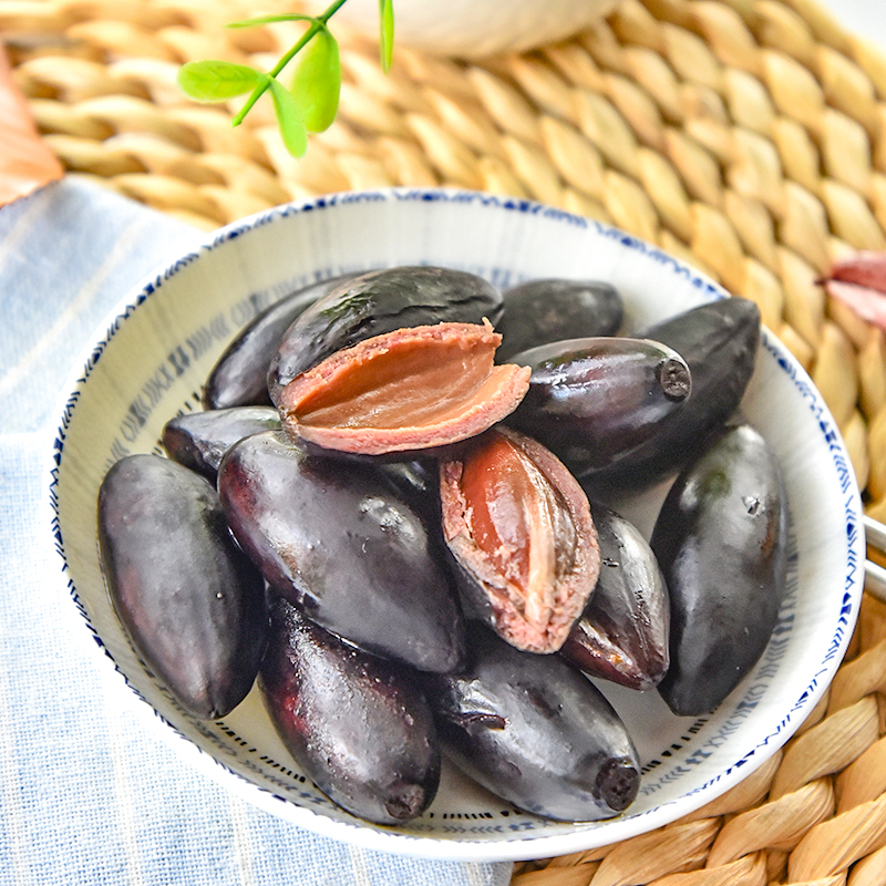 锦裕乌榄315g/瓶广东潮汕特产乌榄角腌橄榄即食下饭小菜咸橄榄_虎窝淘