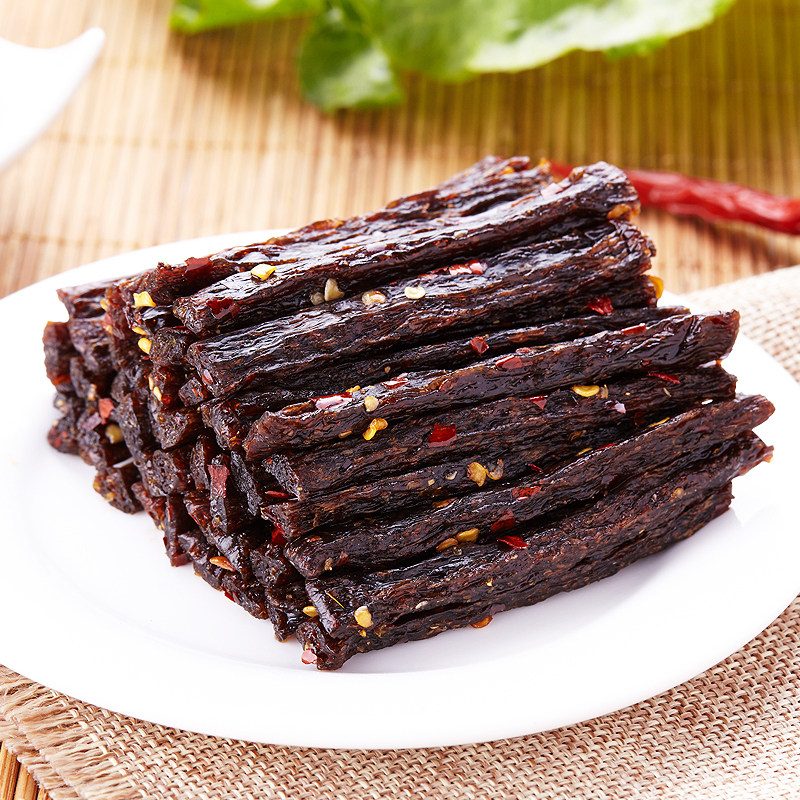 鸽鸽豆角干69g*10袋网红辣条经典怀旧原色麻辣休闲零食儿时小吃_虎窝淘