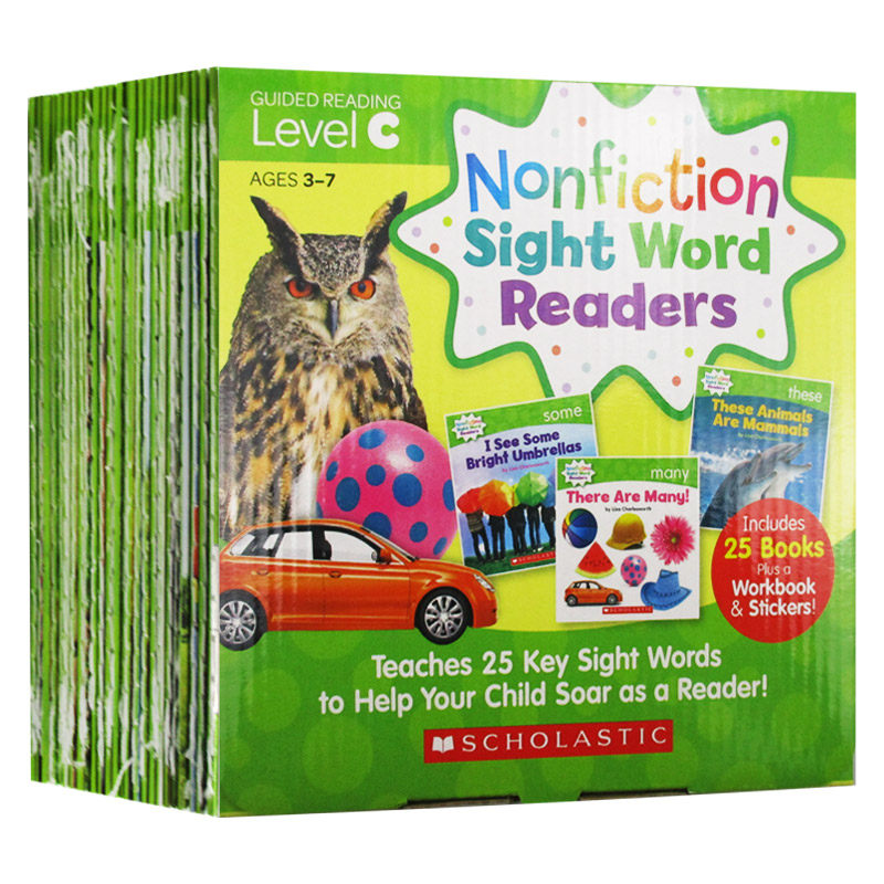 C 25 Nonfiction Sight Word Readers C英文原版_虎窝淘