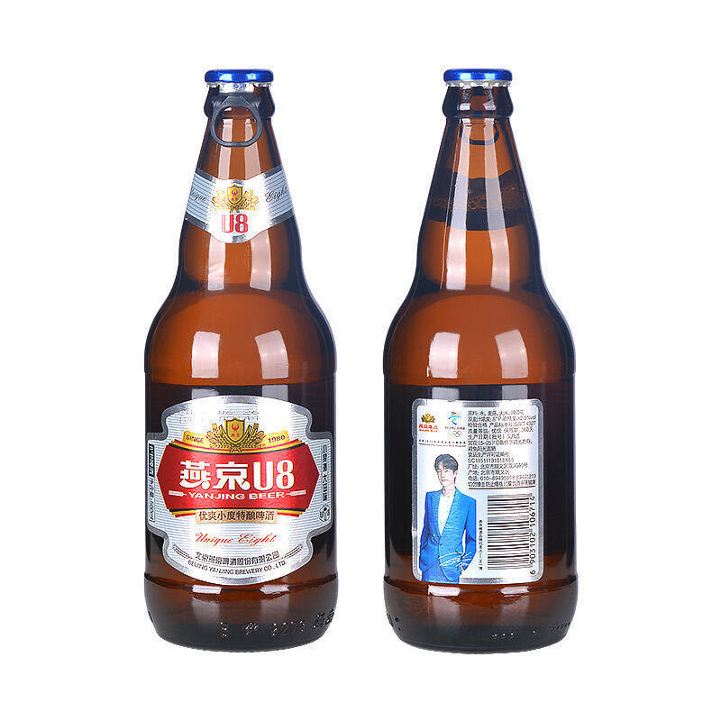 燕京啤酒U8小度酒8°P 500ml*12整箱装燕京优爽小度特酿啤酒包邮_虎窝淘