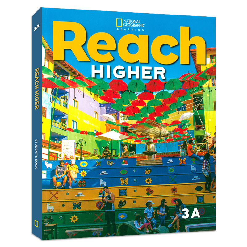 美国国家地理出版原版Reach Higher Student Pack 3A学生用书儿童青少年英语入门教材培训鲸鱼外教小学教辅配套音视频顺丰 ...