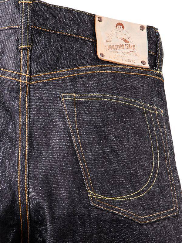 日本MOMOTARO JEANS桃太郎G014-MB 14.7oz高腰修身锥形铜丹牛仔裤_虎窝淘