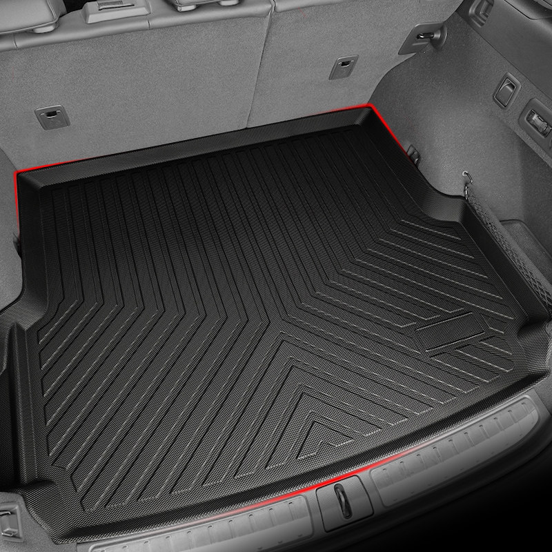 适用于22款比亚迪汉EV dmi后备箱垫dmp用品海豚改装专用汽车尾厢_虎窝淘