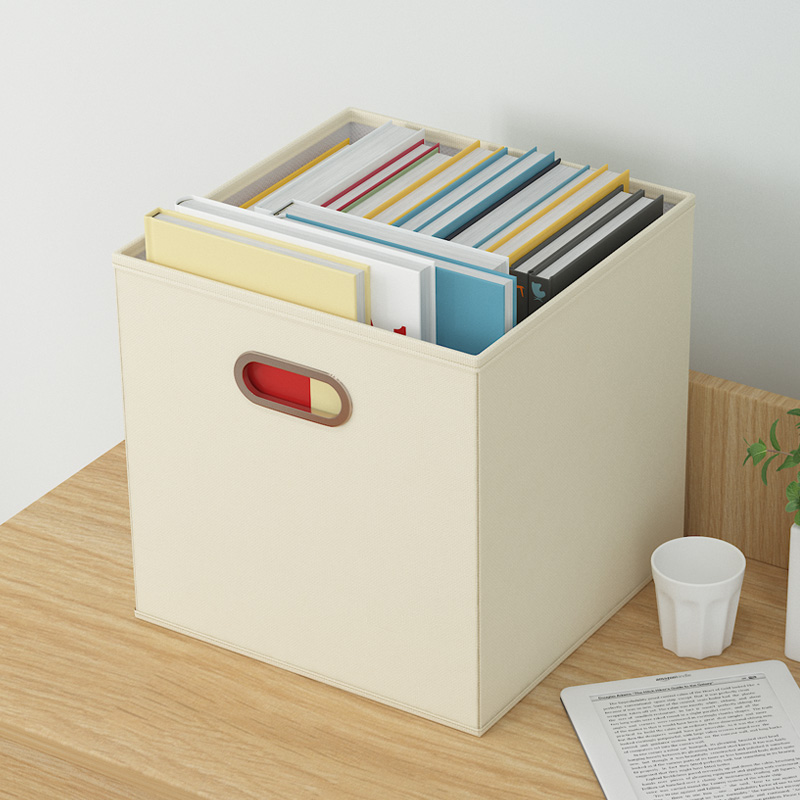 经典款简约现代收纳箱无盖大容量储物盒儿童可折叠杂物整理盒子_虎窝淘