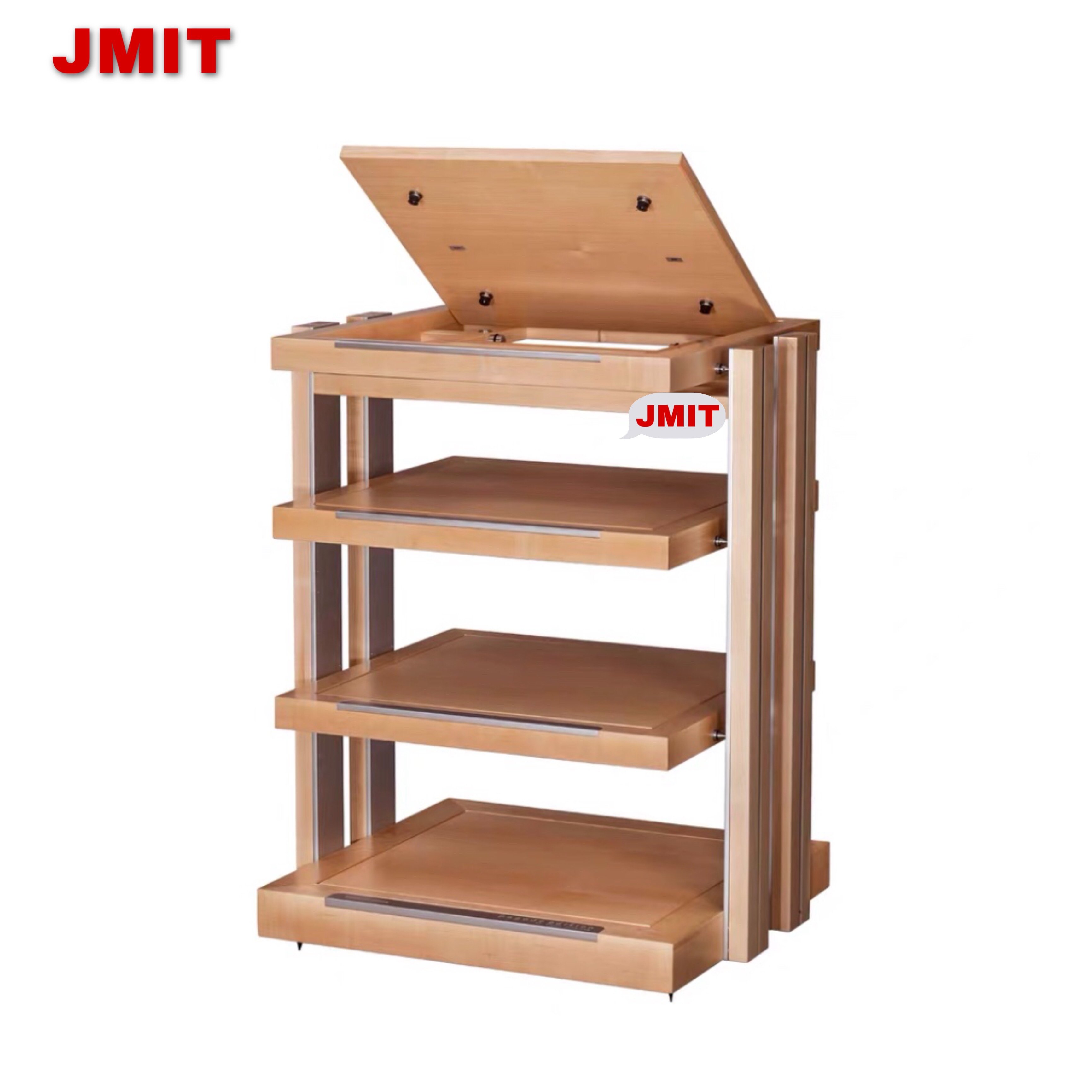 实木实心柱腿功放架音箱音响器材架子机柜机架胆机避震钉脚架JMIT_虎窝淘