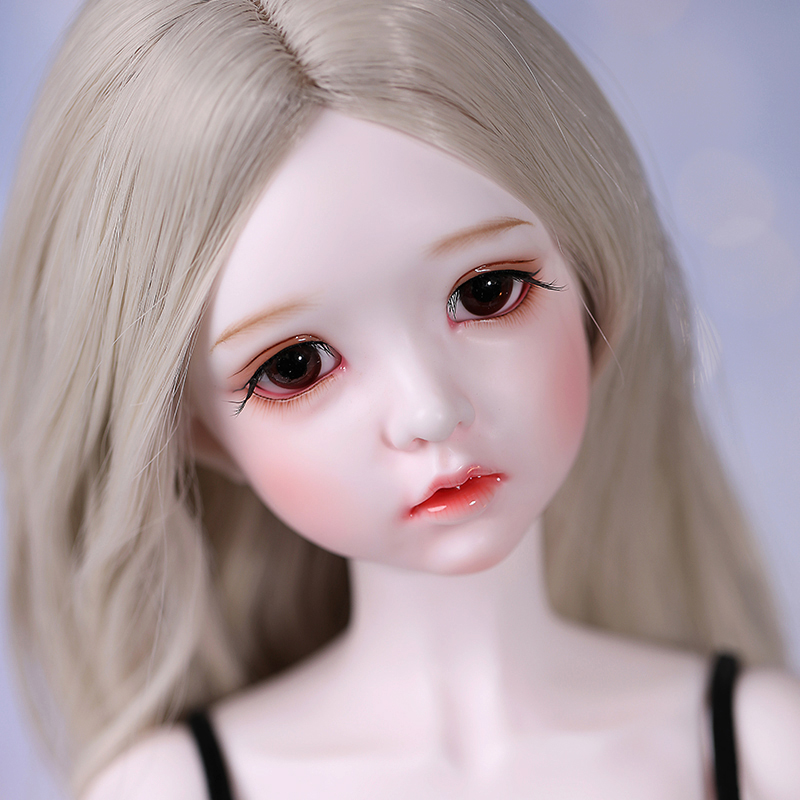 BJD娃娃SD娃娃 3分女娃 Emma关节玩偶可动黑色纱裙套装玩偶礼物_虎窝淘