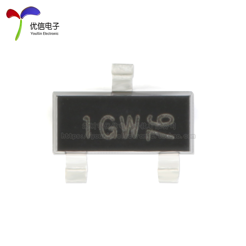 原装正品 BC847C,215 1GW SOT-23 45V/100mA贴片三极管 20只_虎窝淘