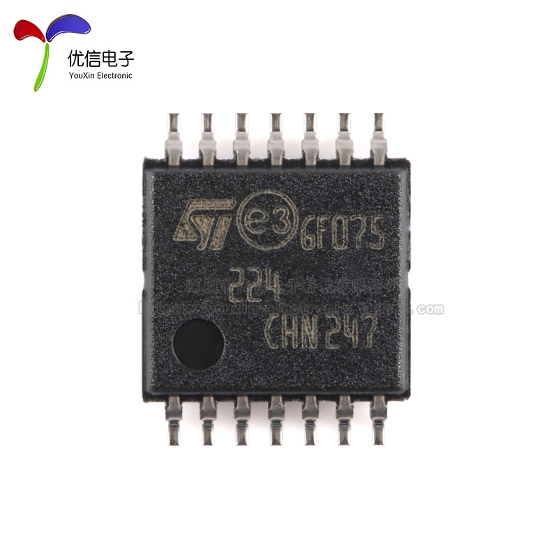 原装LM224PT TSSOP-14低功耗四路运算放大器芯片低输入偏置电流_虎窝淘