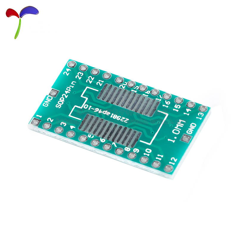 【优信电子】SOP24/SSOP24转接板贴片转直插DIP1.0mm间距IC测试板_虎窝淘