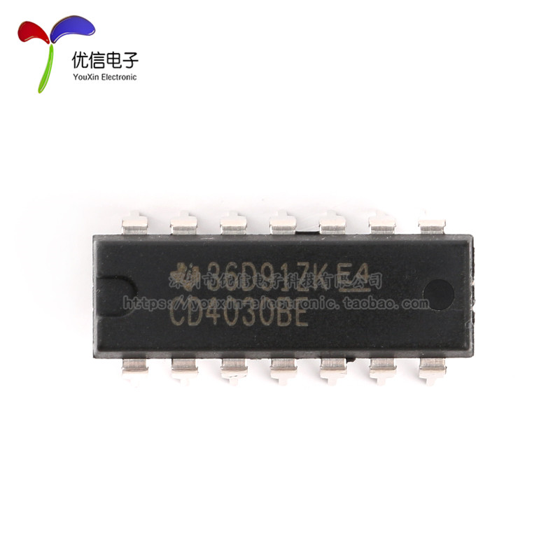 原装正品直插 CD4030BE DIP-14逻辑芯片四异或门 2输入_虎窝淘
