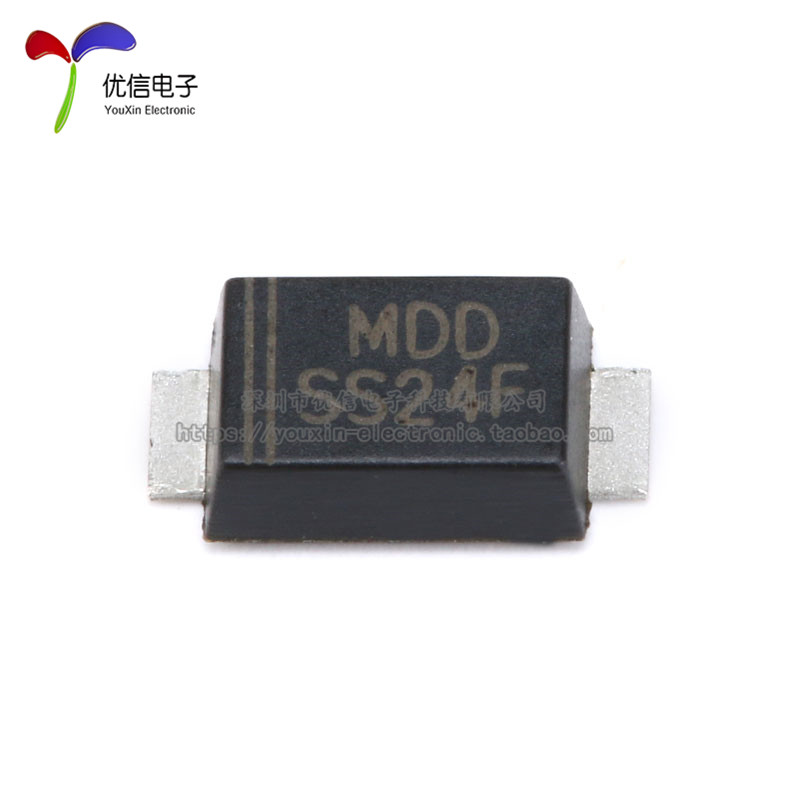 原装正品 SS24F SMAF 2A/40V超薄贴片肖特基二极管（10只）_虎窝淘