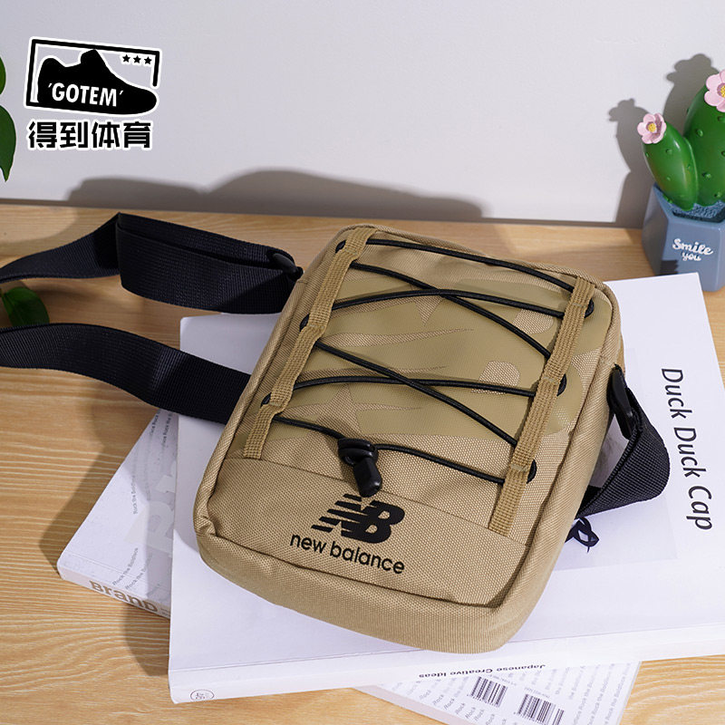 【清仓】New Balance运动斜挎小包百搭NB休闲男包单肩包 LAB13629_虎窝淘