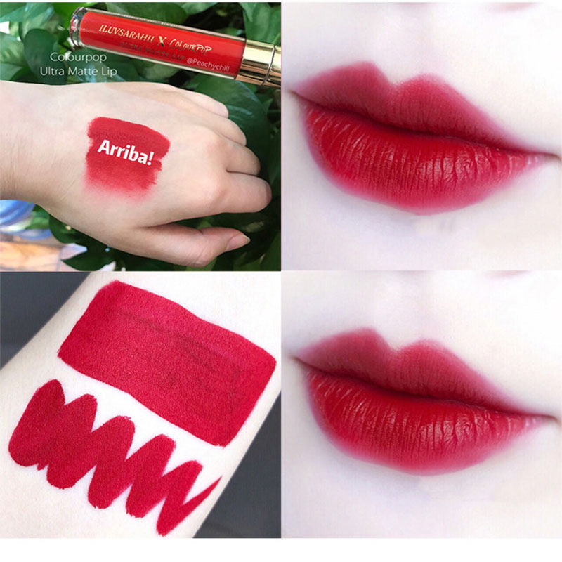 colourpop唇釉卡拉泡泡口红新品colorpop卡arriba了乐starling啦f_虎窝淘