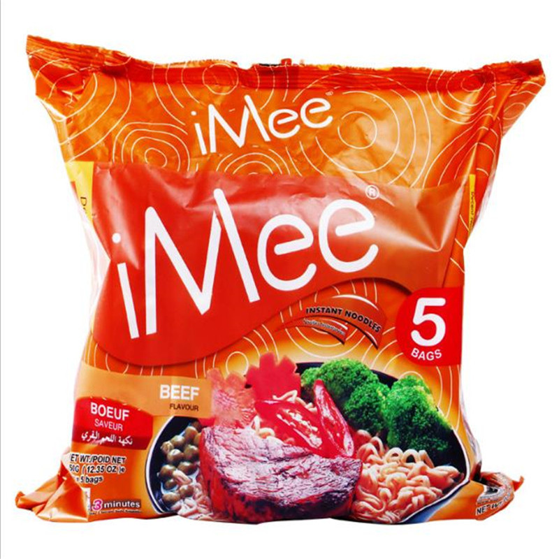 泰国进口iMee艾米方便面350g/袋冬荫功味泡面即食速食面泡面_虎窝淘