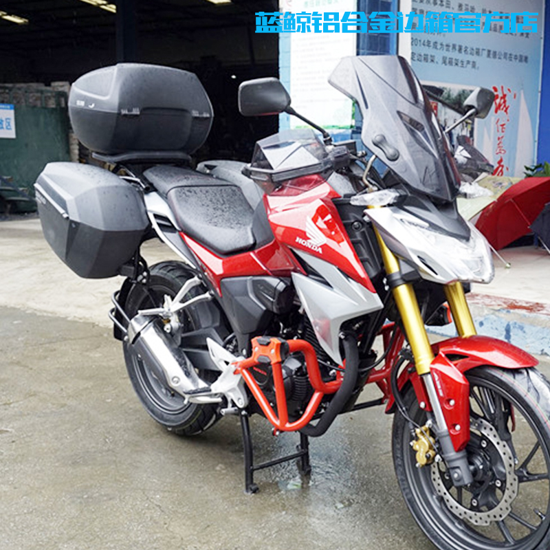 夏德国四CBF190R暴风眼改装CB190R后备箱边箱侧箱支架三箱尾箱架_虎窝淘