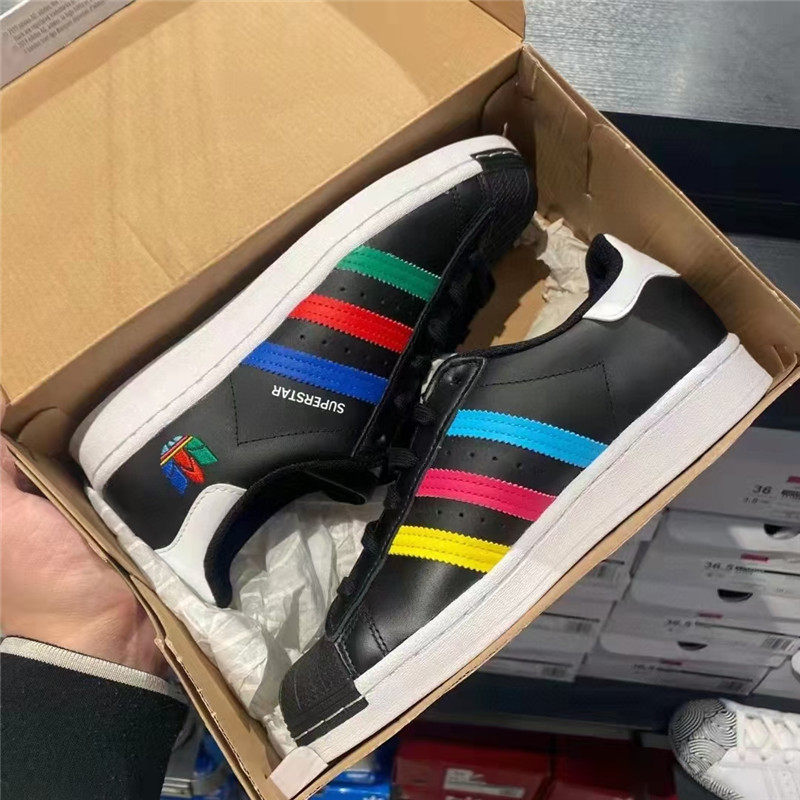 Adidas三叶草 Superstar男女贝壳头板鞋 FV2806 FZ2153 FW5235_虎窝淘