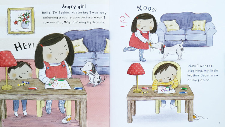 情绪管理与性格培养 Everybody Feels Happy/Scared/Sad/Angry/Jealous/Lonely 8册合售绘本 ...