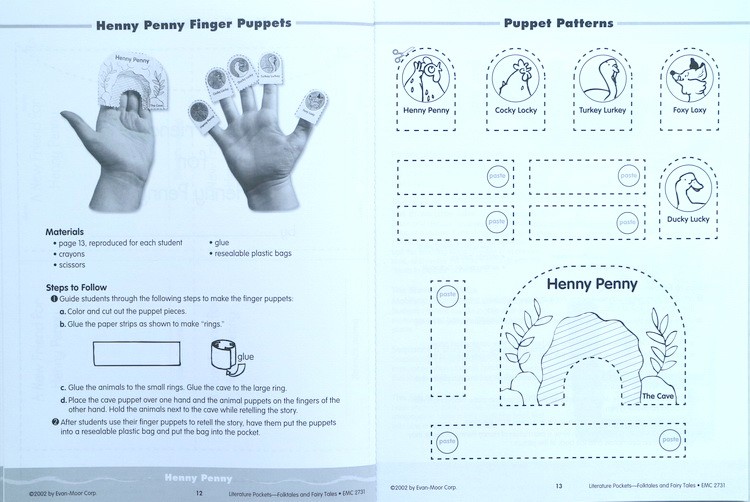 孤品清仓英文原版 Literature Pockets Folktales& Fairy Tales 2-3民间和童话故事 Evan Moor ...