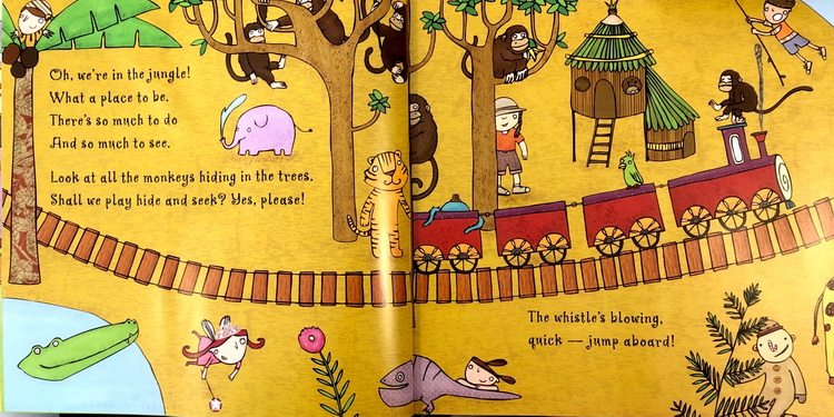 英文原版 Barefoot Books韵文与歌谣交通工具 Magic Train Ride 3册附3CD英语语感启蒙磨耳朵绘本图画书_虎窝淘