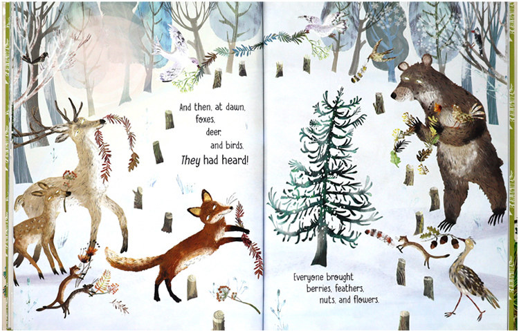 英文原版绘本那棵注定的树 The Tree That'S Meant To Be精装圣诞节新年礼品书 Yuval Zommer 22年11月 ...