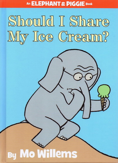 英文原版 Should I Share My Ice Cream?精装绘本书 Elephant and Piggie小猪小象吴敏兰推荐 Mo ...