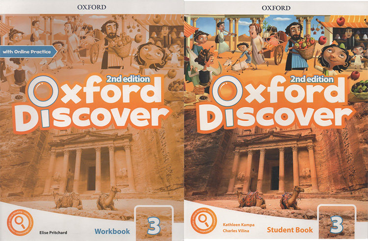 英文原版 Oxford Discover Level 3牛津探索发现新版小学英语教辅套装学生用书主教辅+练习册附配套教学资源_虎窝淘