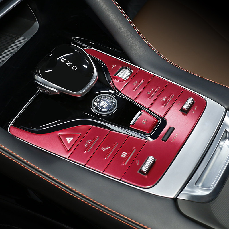 比亚迪宋pro元宋Plus秦plusdmi内饰改装排挡中控装饰用品贴按键贴_虎窝淘