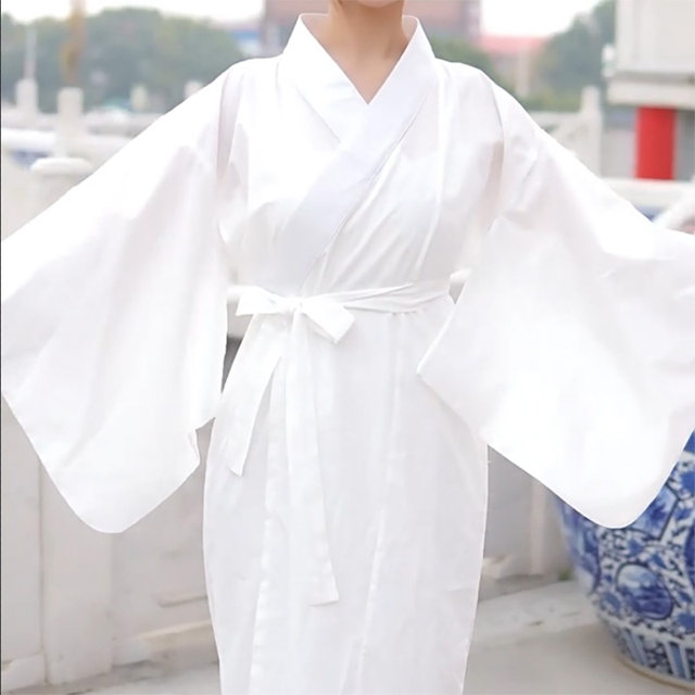 Kinamon lining versatile base lingerie Japanese style yukata white pure ...
