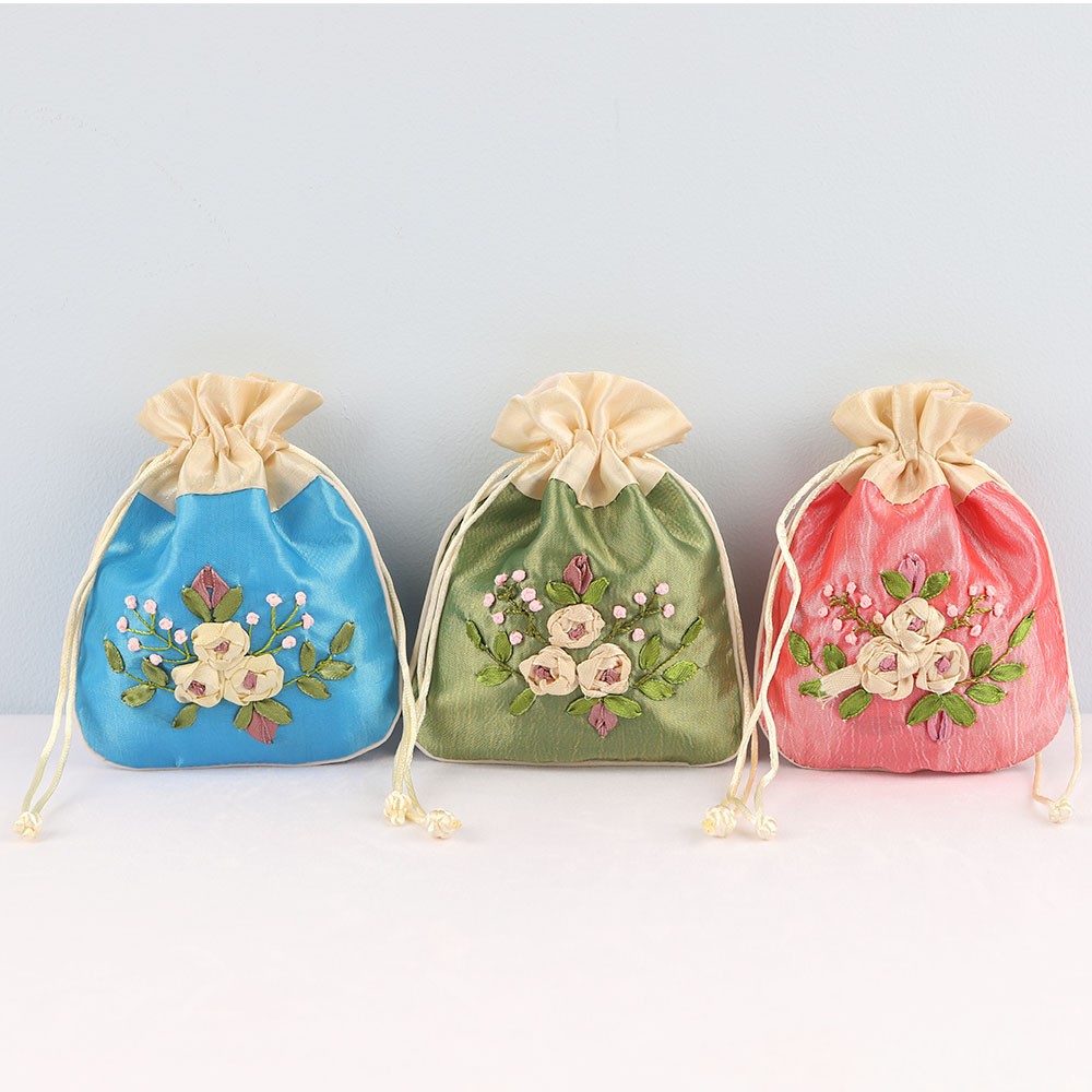 2024龙年端午节香包香囊定制空袋子防疫平安福袋小挂件香袋锦缎包_虎窝淘