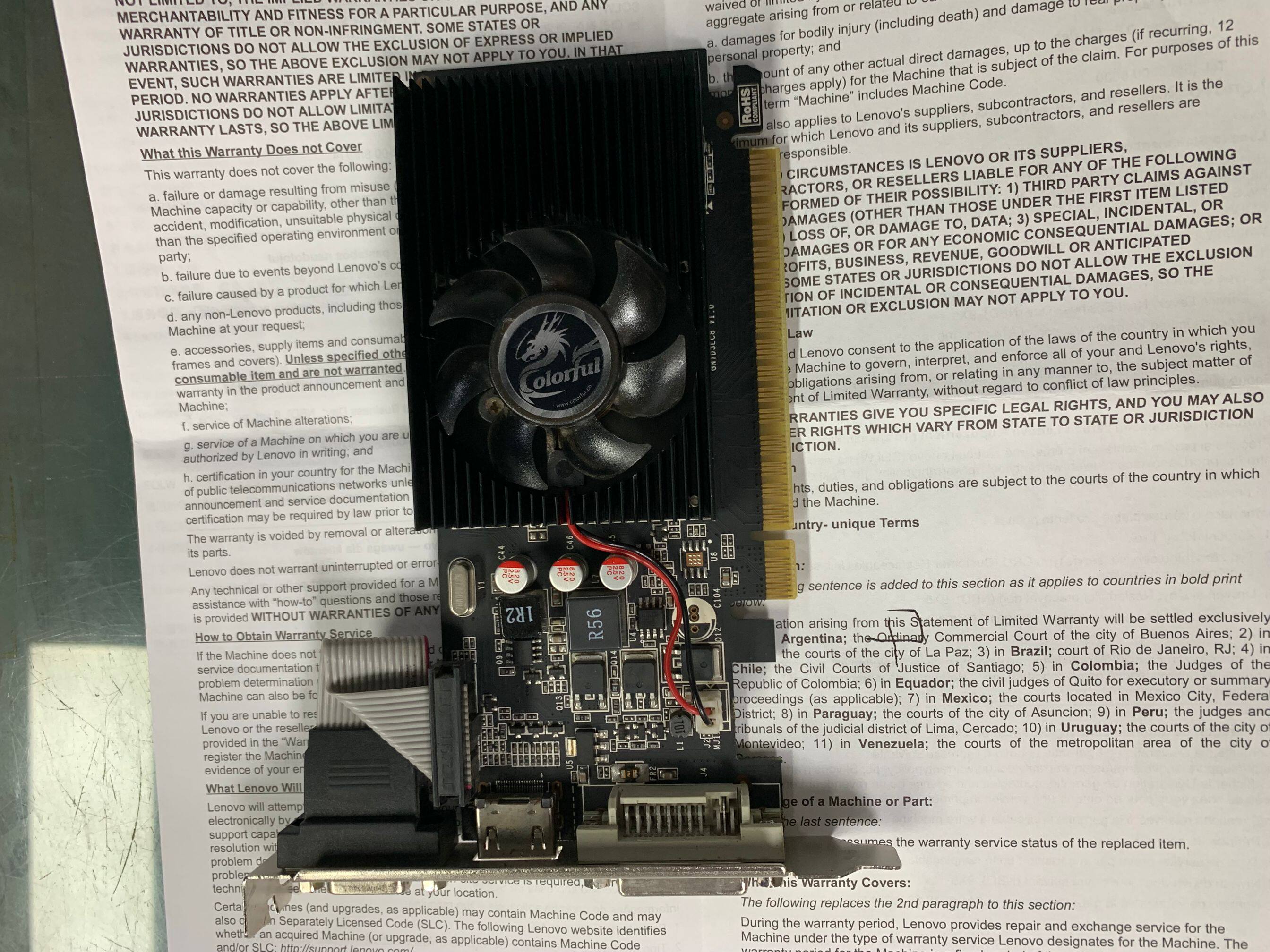 七彩虹GT710冰暴鲨-1GD3 GT710 PCIE高清独立显卡1G散热片2G风扇_虎窝淘