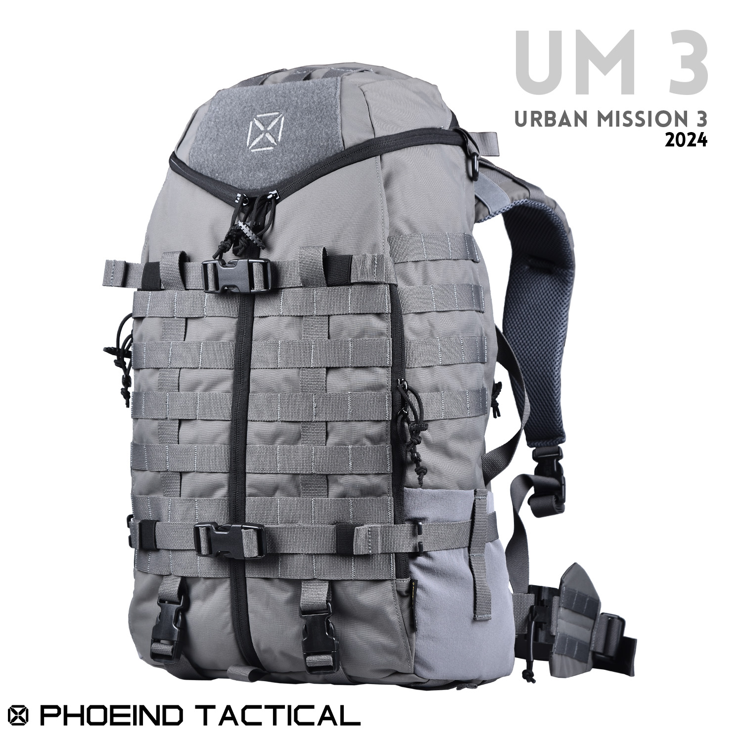 凤工战术UM3都市任务包3型 3D三日战术通勤EDC双肩背包 6色可选_虎窝淘