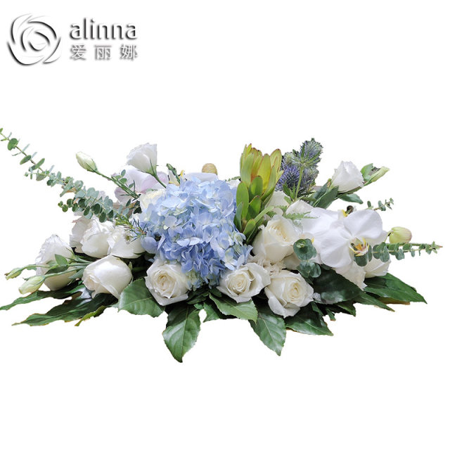 Conference table flower flowers business banquet flower signing to the ...