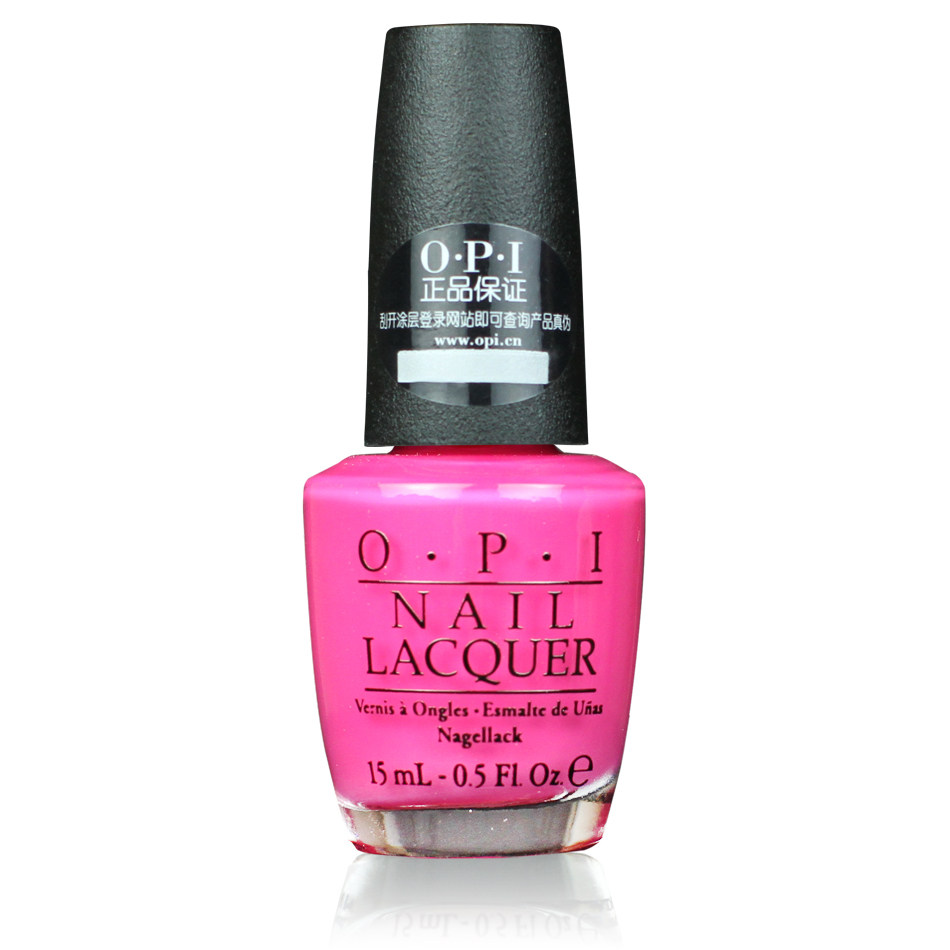 美国OPI指甲油H59 E44 B77玫红粉红系美甲仙无毒持久靓丽原装_虎窝淘