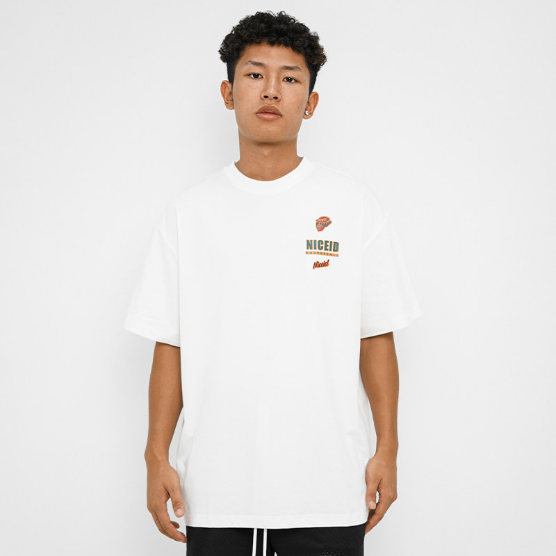 NICEID NICE凉感圆领运动美式T恤速干百搭潮流宽松短袖男女_虎窝淘