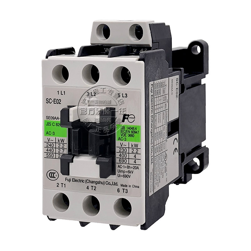 正品富士交流接触器SC-E02-E02P-E02A/G DC AC 24V 48V 110V 220V_虎窝淘