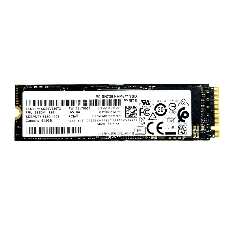 WD西数SN730 256G 512G 1TB NVME PCIE 2280固态硬盘笔记本台式机_虎窝淘