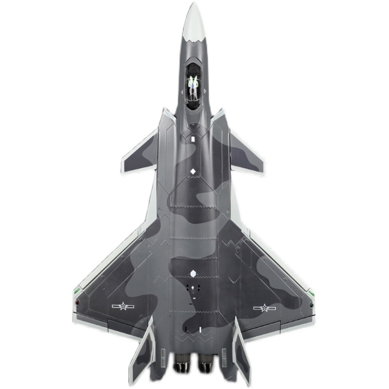 1:48歼20仿真合金战斗机j20隐形飞机模型摆件歼二十成品航展纪念_虎窝淘