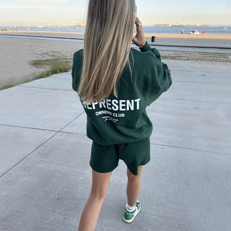 REPRESENT LIFE小标基础潮流圆领卫衣宽松休闲高街男百搭长袖FOG_虎窝淘